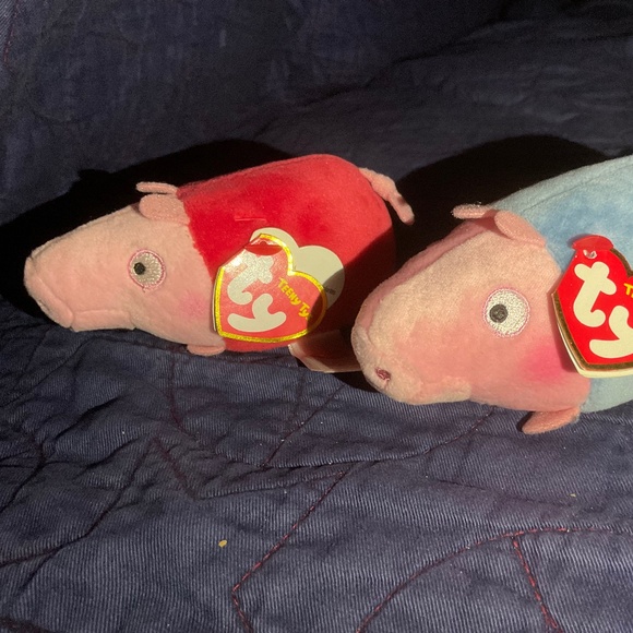 Ty | Toys | Ty Beanie Boos Peppa Pig George With Tags | Poshmark